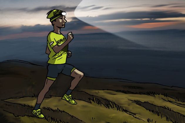 ´Trail nocturno´ un comic sobre trail running